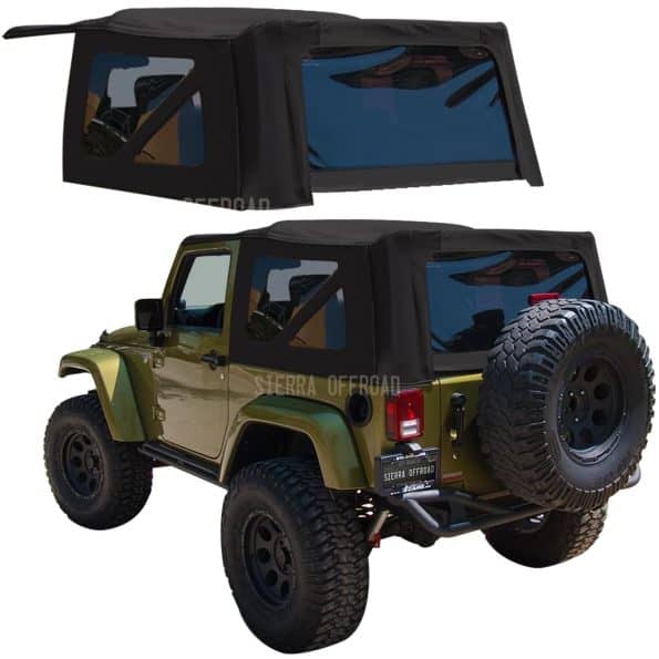 Sierra Offroad Soft Top for 2010 to 2018 Jeep Wrangler JK – Black ...